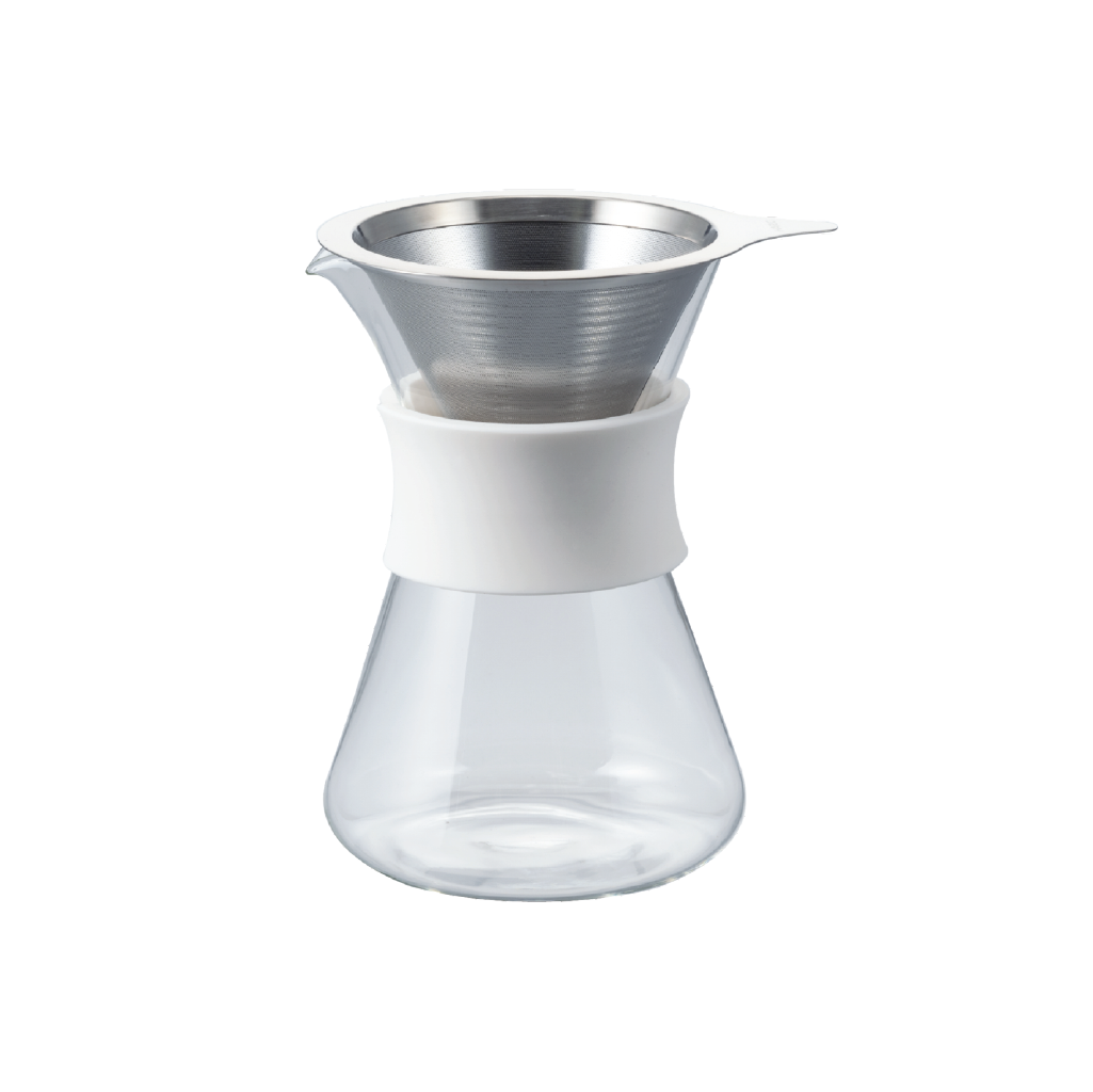 SIMPLY HARIO S/S V60 DRIP GLASS DECANTER 400ML